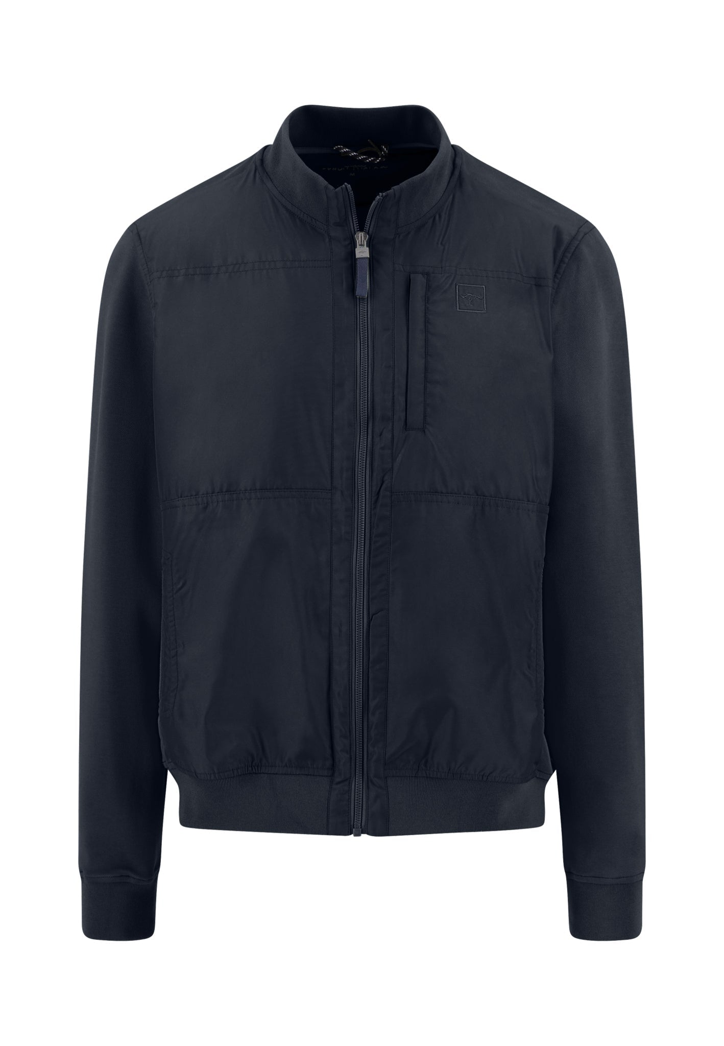 Hybrid jacket with zip and stand-up collar – FYNCH-HATTON | Offizieller ...